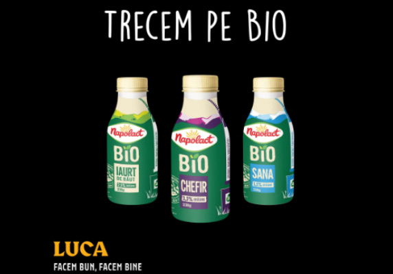 LUCA introduce gama de lactate BIO de la Napolact