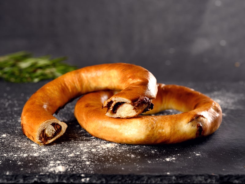 Pretzel with Nutella
